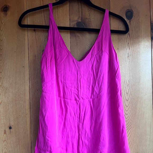 Milly | Tops | Milly Barbie Pink Silk Tank Top Size | Poshmark